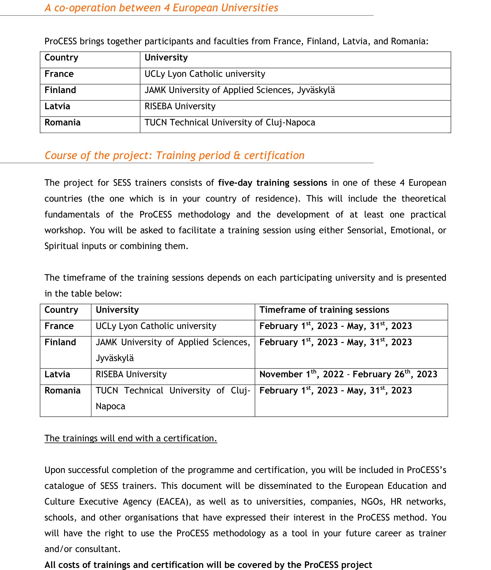Become a SES Trainer - Processing Complexity with Emotional, Sensorial ...